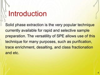 Solid phase extraction & cold vapor atomic absorption spectrometry | PPTX