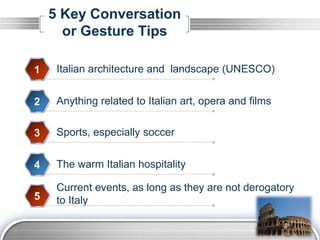 Intercultural communication in Italy | PPT