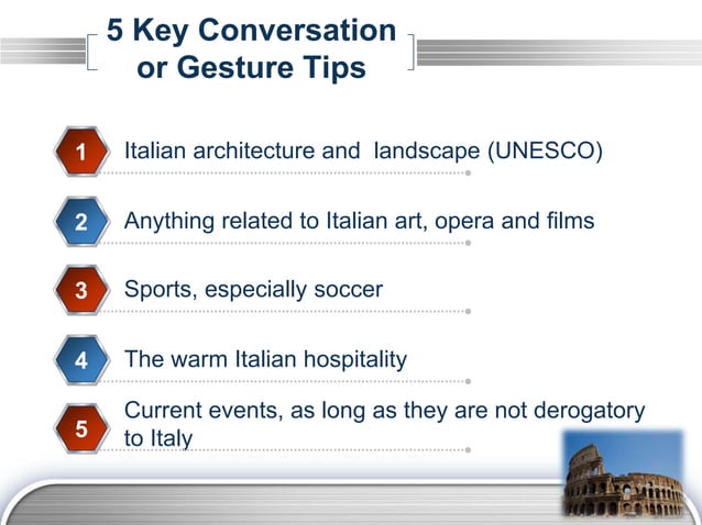 Intercultural communication in Italy | PPT