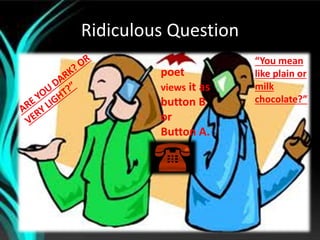 Brief overview of poem 'Telephonic conversation'. | PPTX | Poetry ...