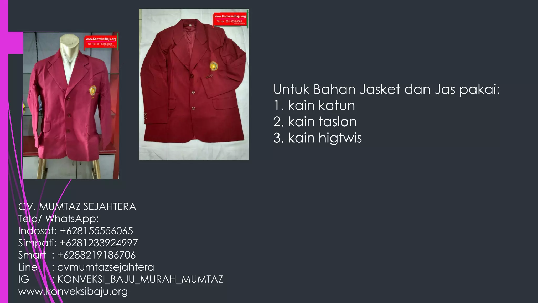 Model Blazer Kantor, Model Blazer Panjang Muslimah, Model Almamater Korea, CP 0852 8002 8980 | PPT