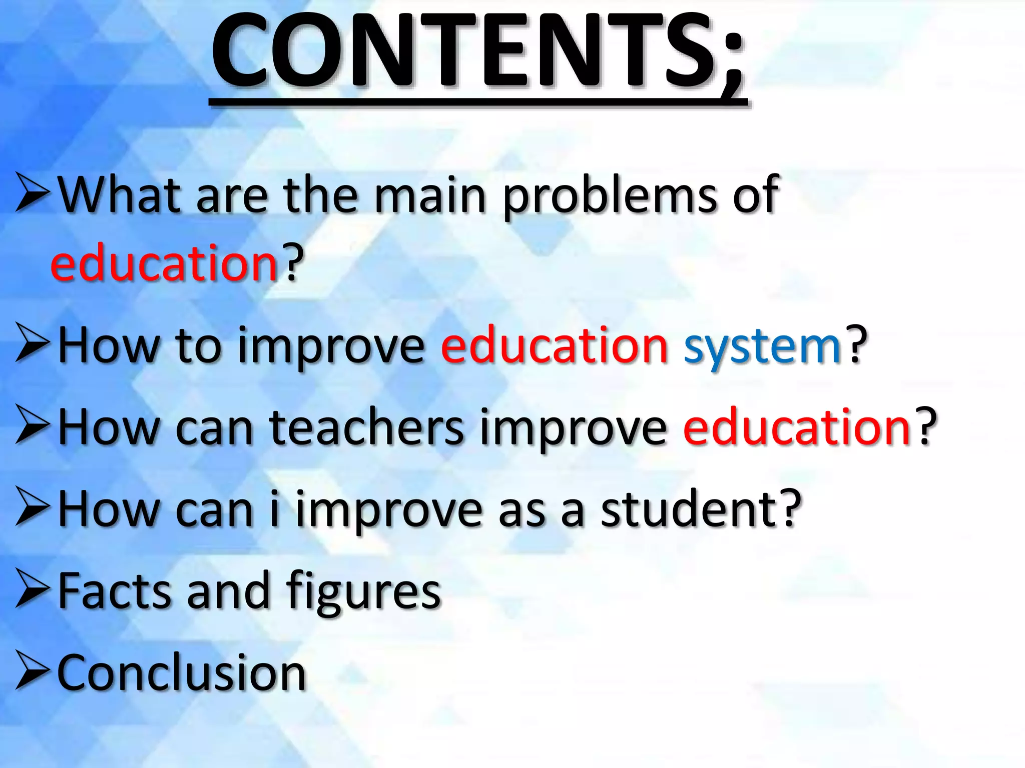 How to improve education system of pakistan.pptx