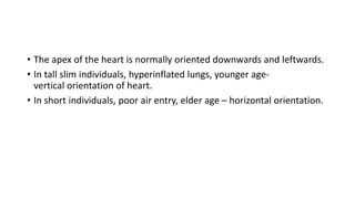 Cardiac anatomy and imaging techniques | PPTX