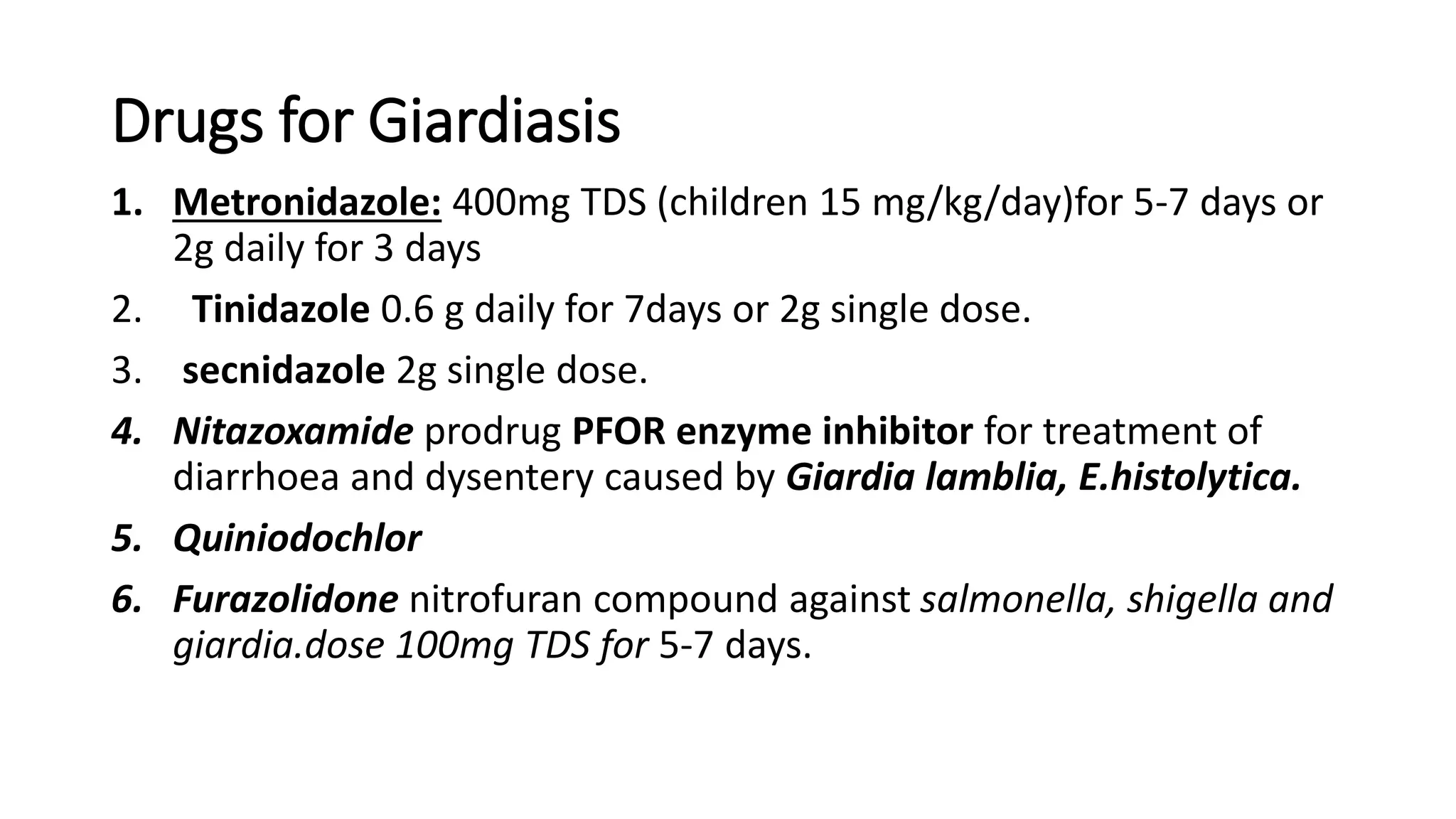 DRUGS USED IN PROTOZOAL INFECTION.pptx