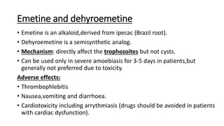 DRUGS USED IN PROTOZOAL INFECTION.pptx