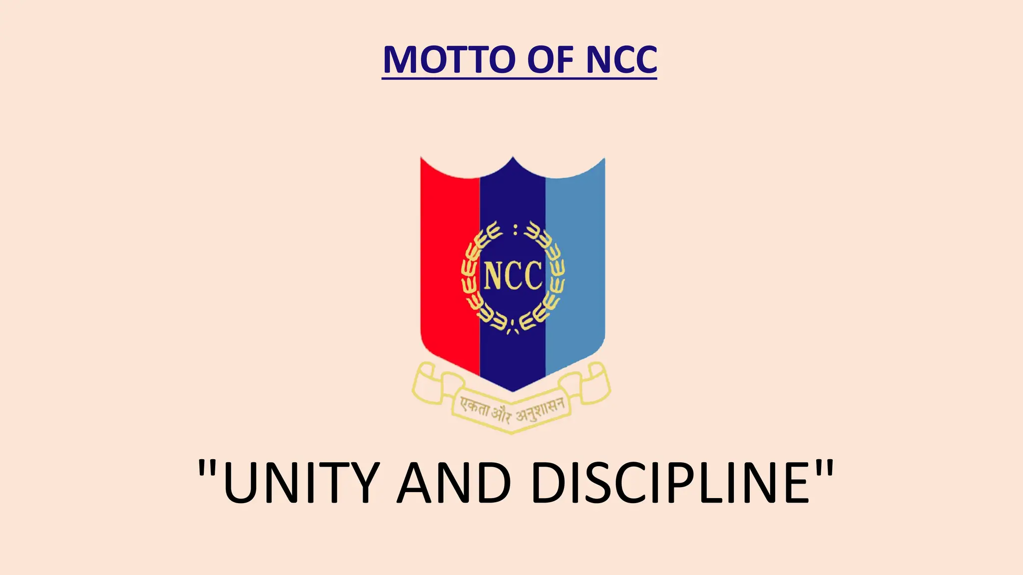 This presentation is all about making people aware about the NCC | PDF