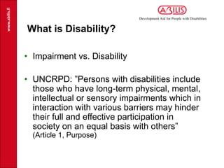 Disability in a Global Context: People with Disabilities in Society ...