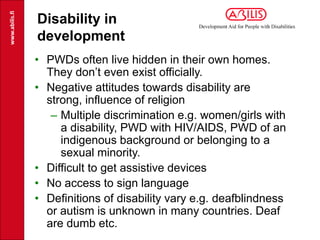 Disability in a Global Context: People with Disabilities in Society ...