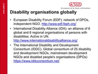 Disability in a Global Context: People with Disabilities in Society ...
