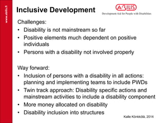 Disability in a Global Context: People with Disabilities in Society ...