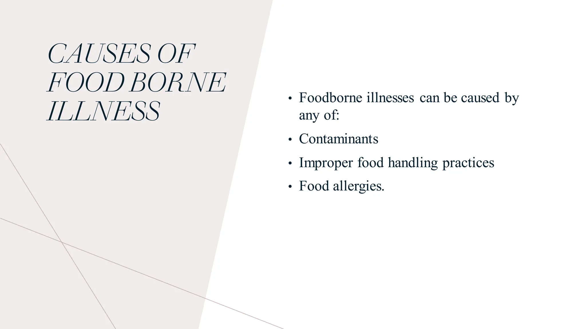 Presentation food borne pathogens and infections | PDF