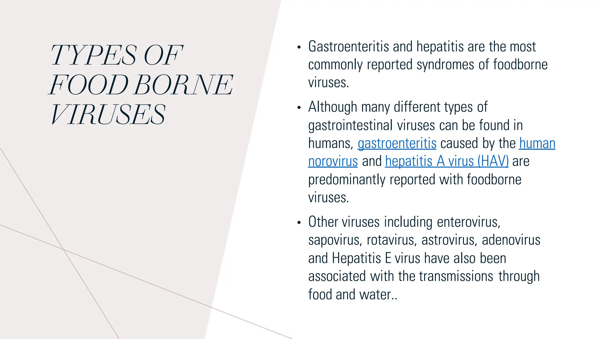 Presentation food borne pathogens and infections | PDF