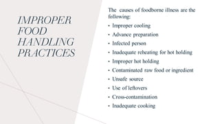 Presentation food borne pathogens and infections | PDF