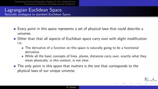 Formal Unification of Gravity and Particle Physics in Lagrangian ...