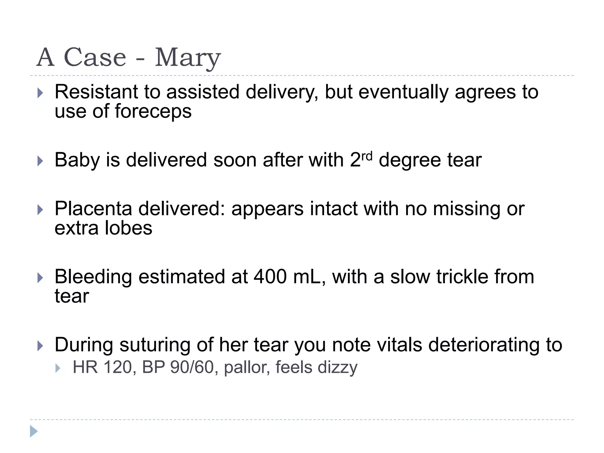 Post Partum Hemorrhage (PPH) | PPTX