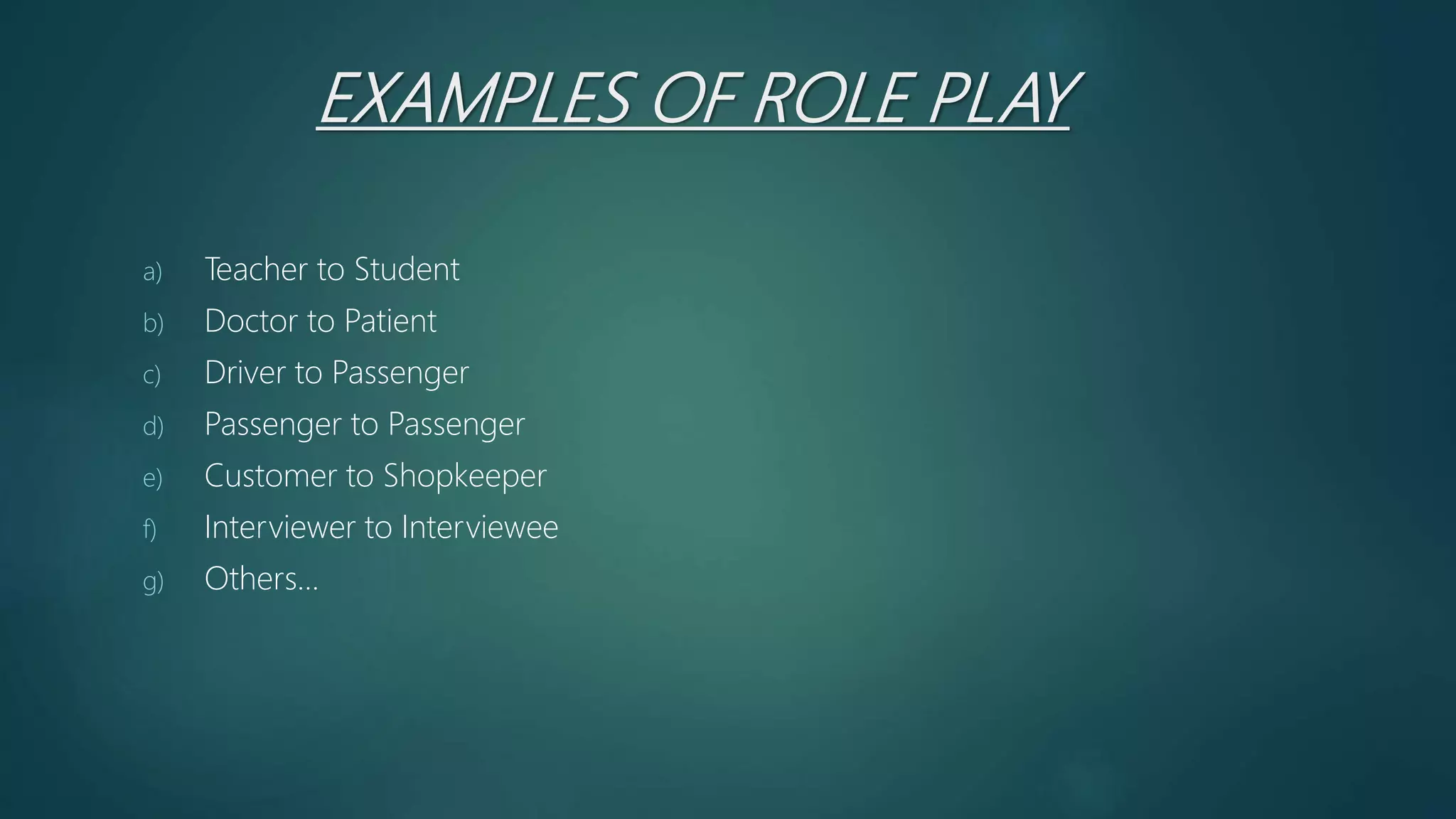 role play,simulation,drama | PPT