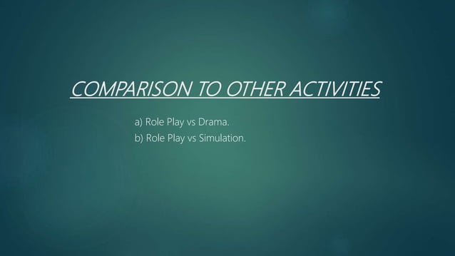 role play,simulation,drama | PPT