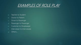 role play,simulation,drama | PPT