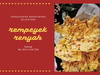 peyek cethul,peyek cabe rawit,peyek cookpad | PDF