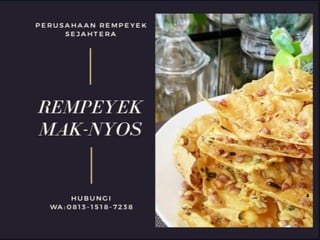 peyek cethul,peyek cabe rawit,peyek cookpad | PDF