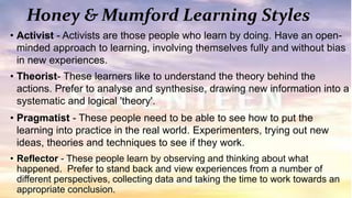DIFFERENT STYLES OF LEARNING | PPTX