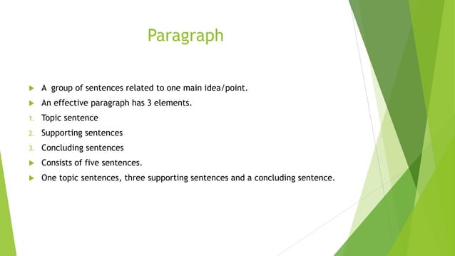 Peragraph writing | PPTX