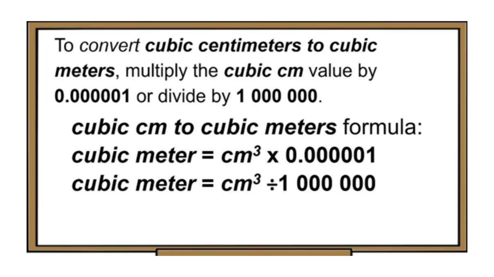 Converstion Of Cubic Meter To Cm Vice Versa Pptx PPTX