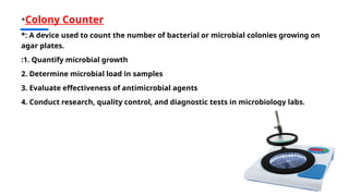Microbiology lapparatus used in microbiology lab 🧪 | PPTX