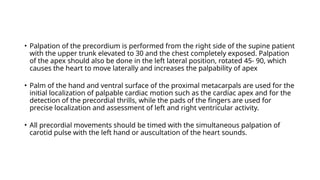 Cardiology examination palpation Presentation (1) 5.pptx