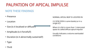 Cardiology examination palpation Presentation (1) 5.pptx