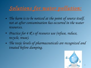 WATER POLLUTION AND ITS TREATMENT | PPT