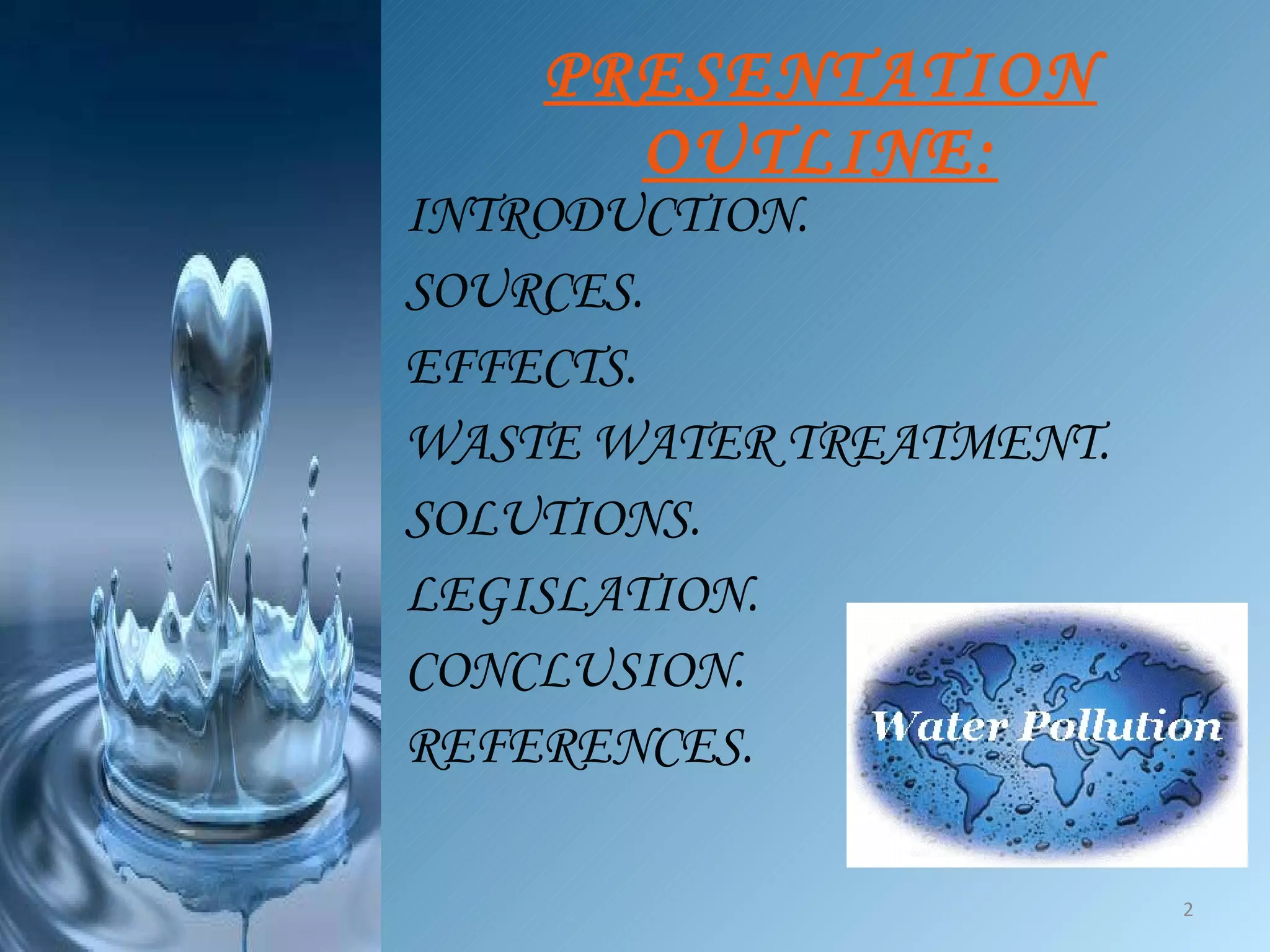 water pollution and its treatment | PPT