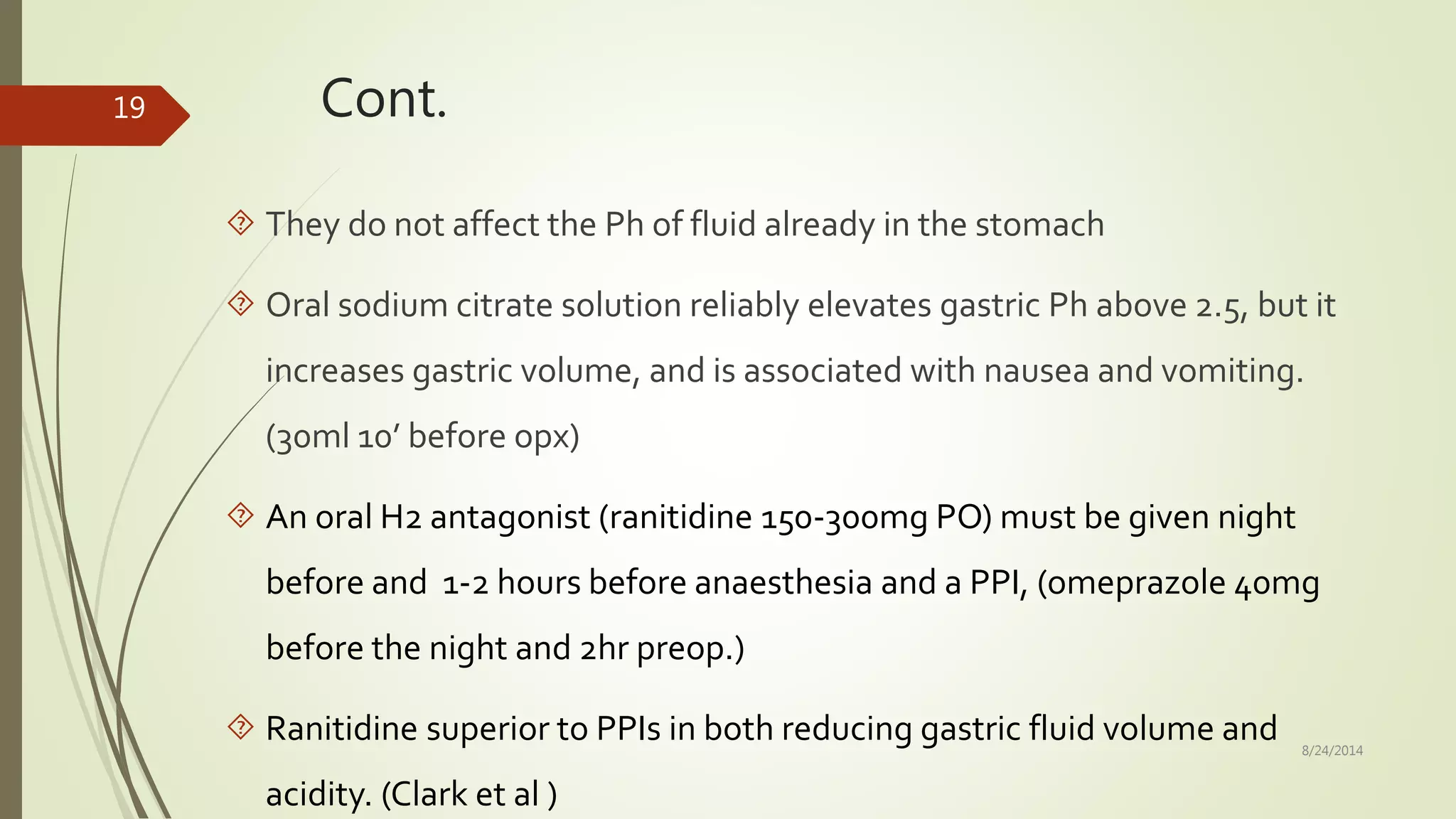 REGURGITATION AND ASPIRATION DURING ANESTHESIA | PPTX