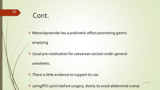 REGURGITATION AND ASPIRATION DURING ANESTHESIA | PPTX