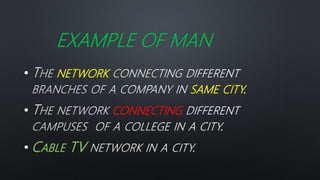 Metropolitan area network | PPTX