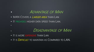 Metropolitan area network | PPTX