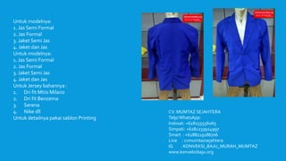 Almet Polos Depan Belakang, Jas Almamater Pesantren, Jaket Almet , CP ...