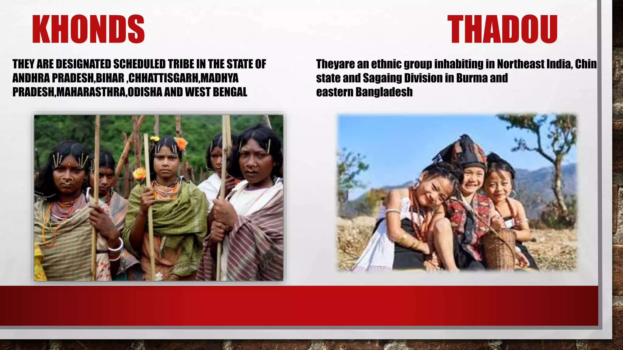 KHONDS AND THADOU | PPTX