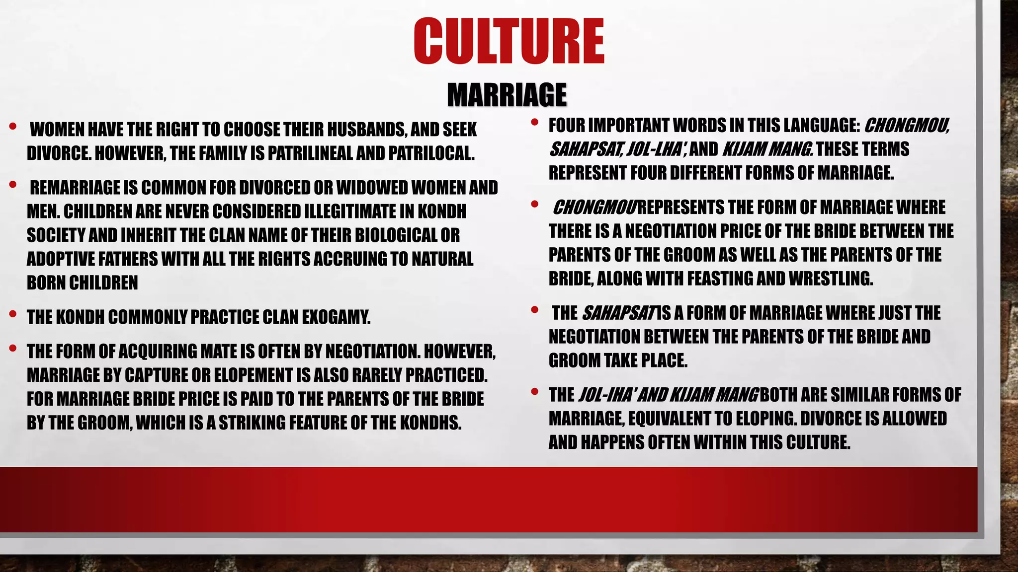 KHONDS AND THADOU | PPTX