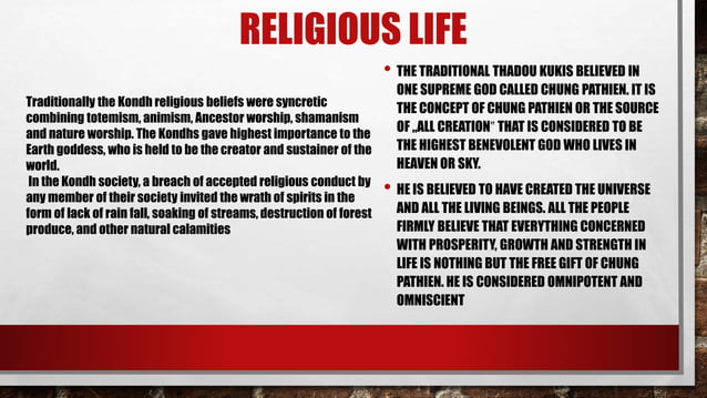 KHONDS AND THADOU | PPTX | Marriage and Civil Unions | Family and ...