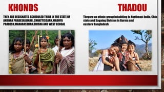 KHONDS AND THADOU | PPTX