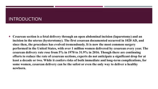 Cesarean section | PPT