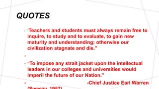 Presentation about The academic freedom . | PPTX