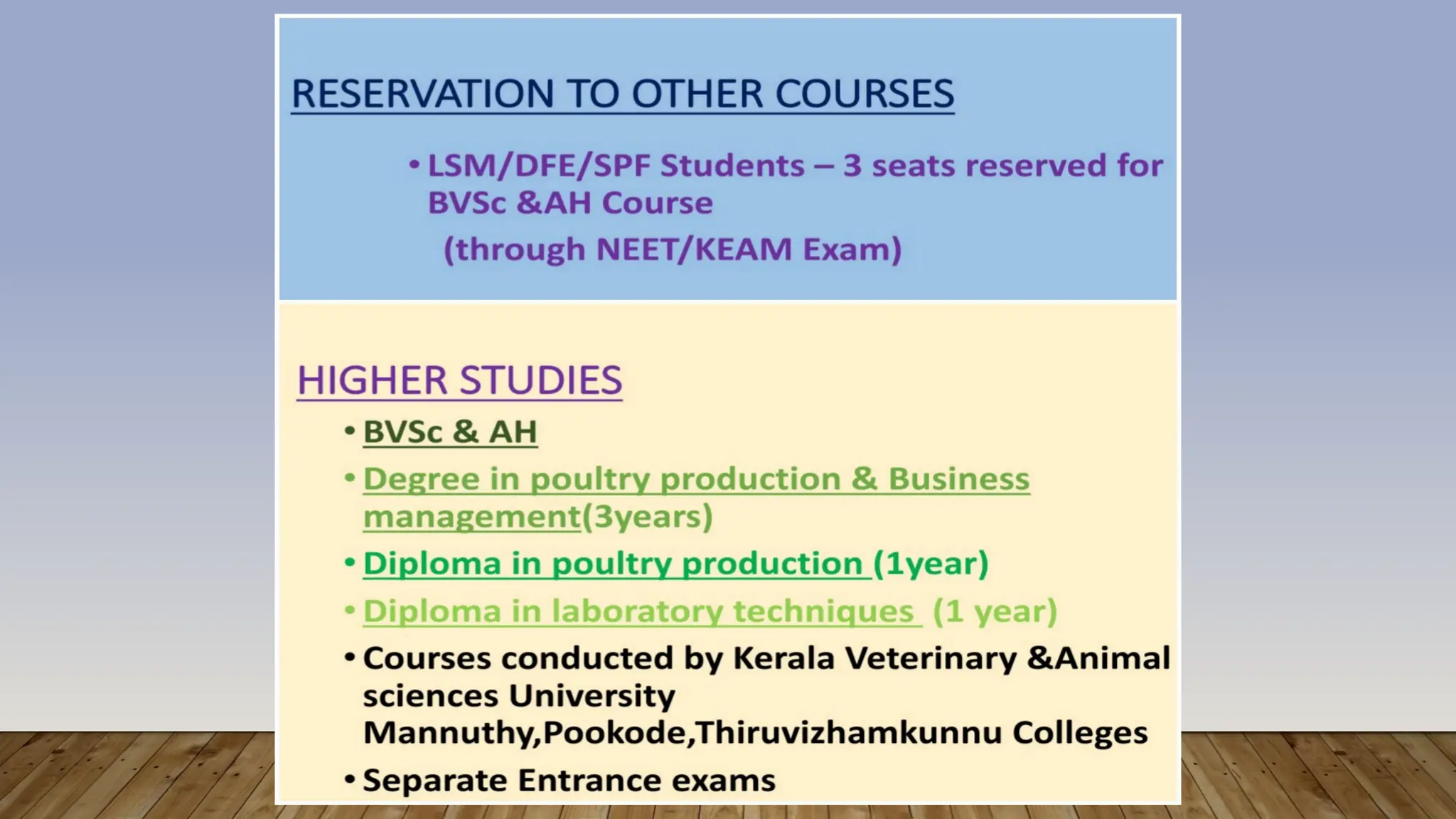 Nsqf vhse admission career guidance kerala | PPTX