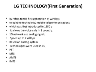 6 g mobile technology | PPTX