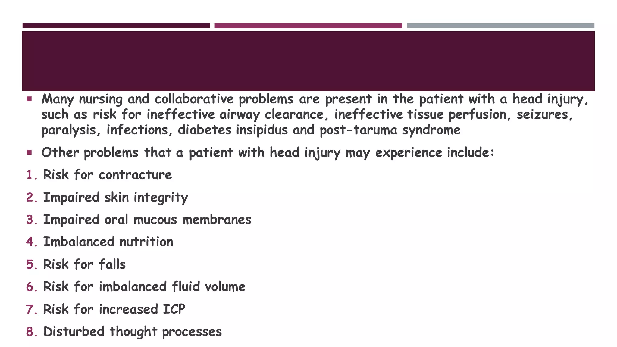 Head injury | PDF