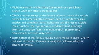 vascular occlusion of retina.pptx