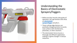 How to Operate an Electrostatic Sprayer/Fogger | PDF
