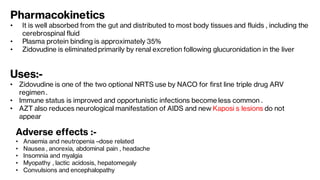 Anti viral drug pharmacology classification | PDF