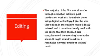 For The Birds Short Film Analysis | PDF